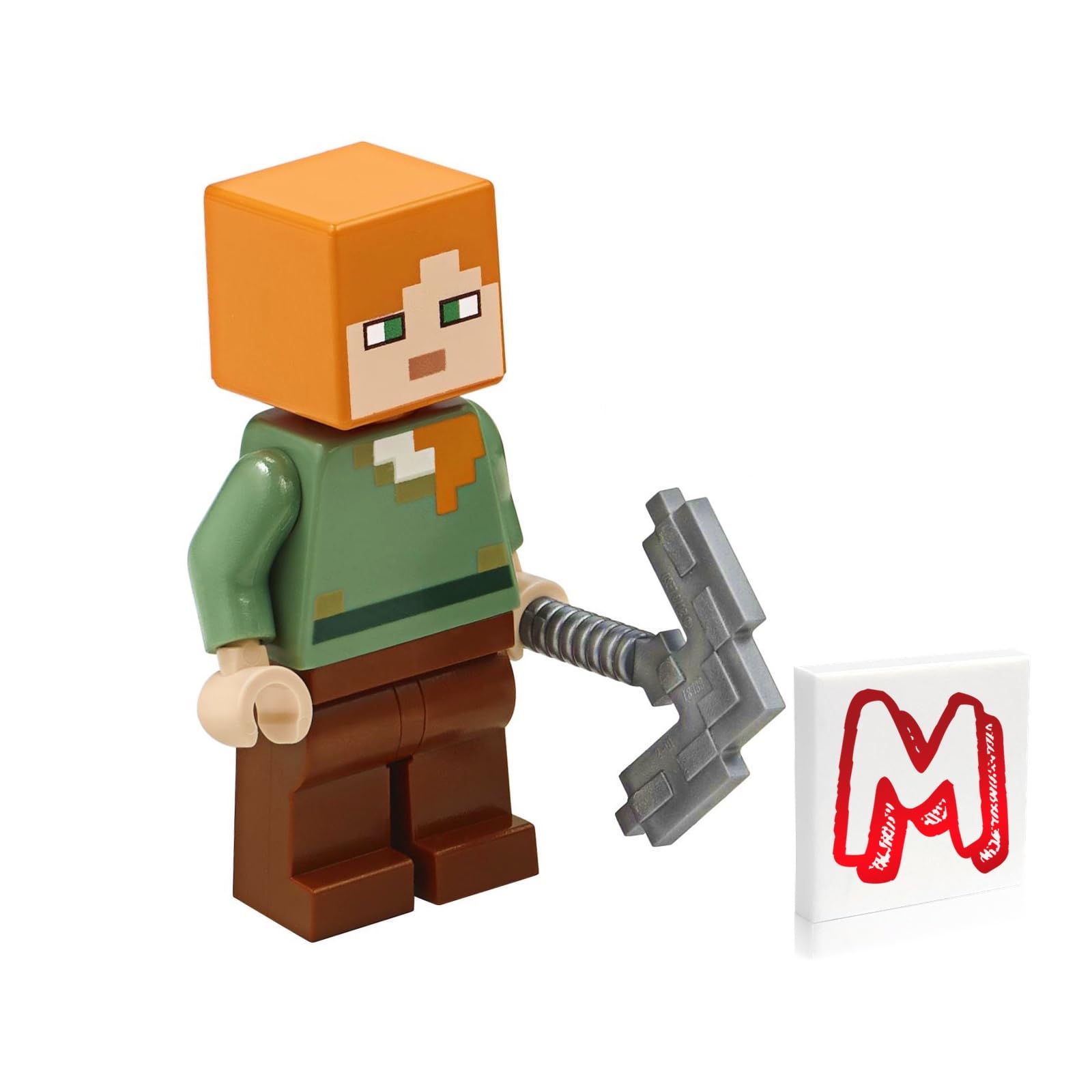 Mua LEGO Minecraft Minifigure - Alex (with Iron Pickaxe) trên Amazon Mỹ ...