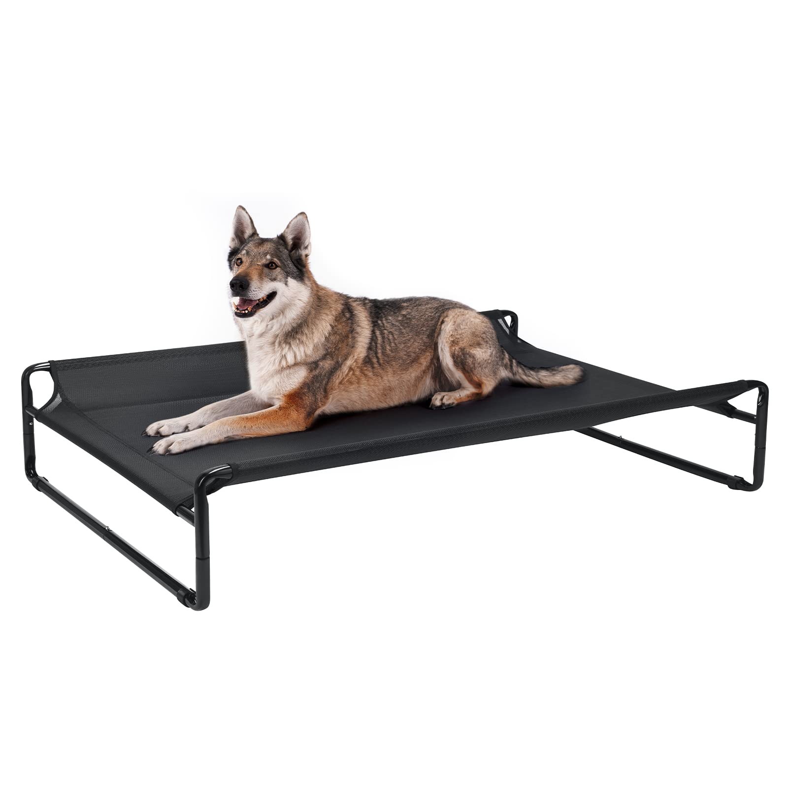 Veehoo Original Cooling Elevated Dog Bed, Outdoor Raised Dog Cots Bed ...