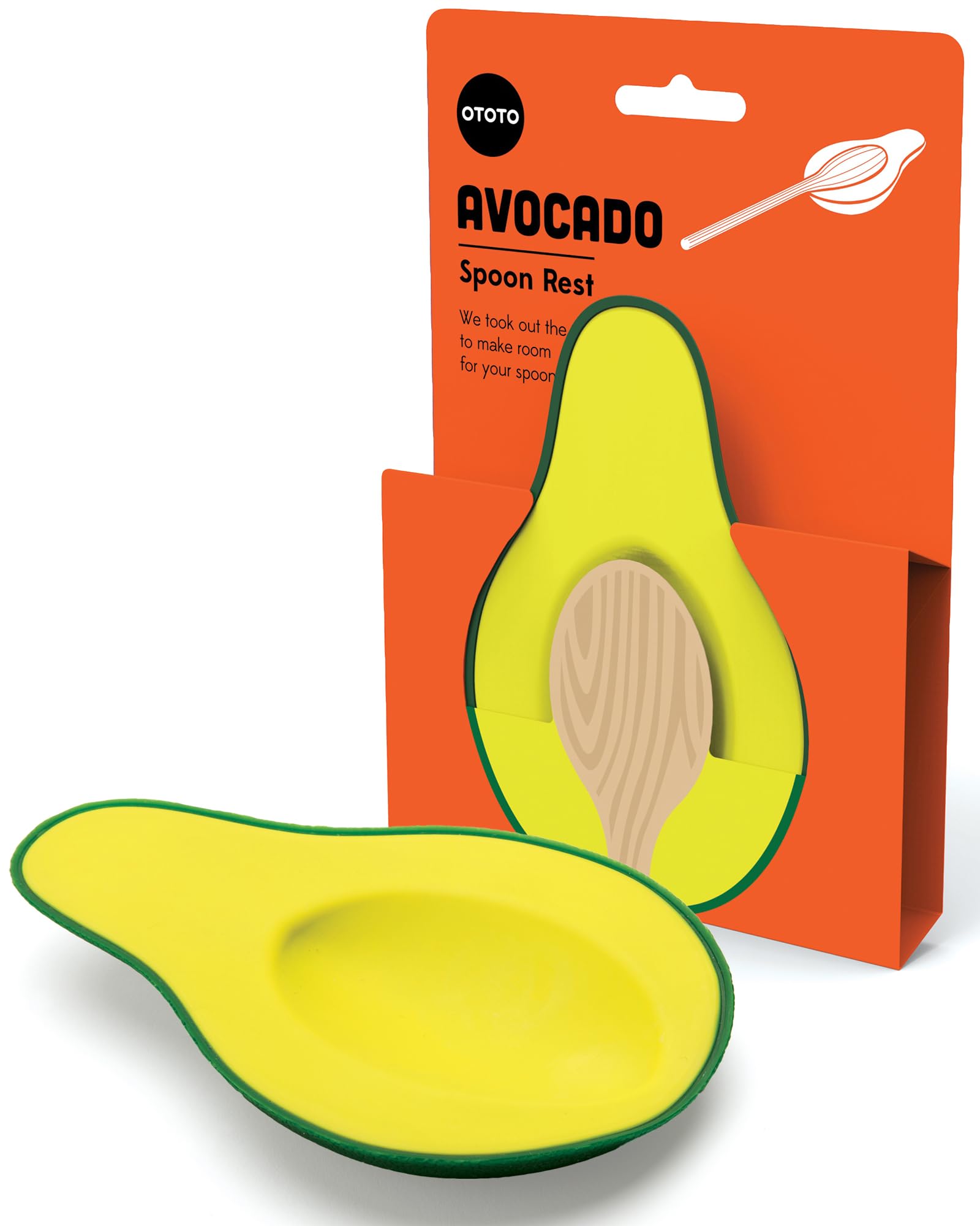 OTOTO Avocado Spoon Rest for Stove Top - Silicone Spoon Rest for ...