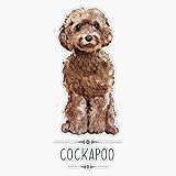 Amazon.com: Cockapoo Pop Art - Green Sticker Vinyl Waterproof Sticker ...