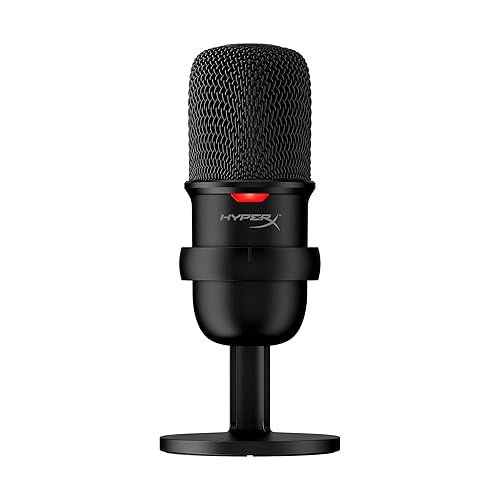 HyperX SoloCast – USB Condenser Gaming Microphone, for PC, PS4, PS5 and ...