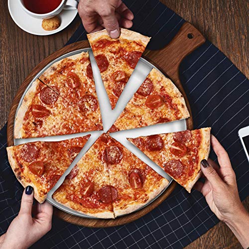 Pizza Pan and Pizza Cutter Set, Includes - Three 14 Inch Pizza trays ...