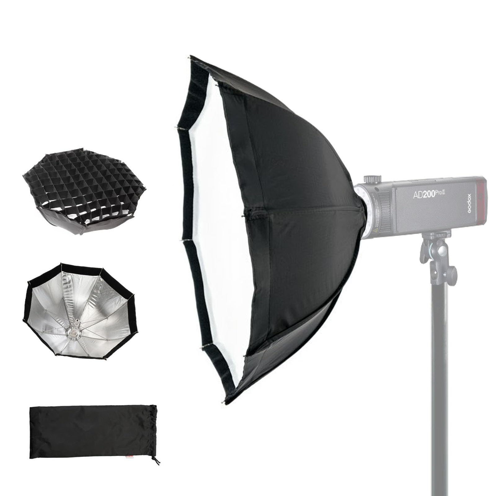 Godox AD-S7 Multi-Functional 48cm Umbrella Softbox for Godox AD360II ...