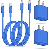 Amazon.com: iPhone Charger Fast Charging Block, [ MFi Certified ] Wall ...