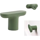 ROUS Hardware Mid-Century Modern L-Bar Cabinet Knob, Solid Milled ...