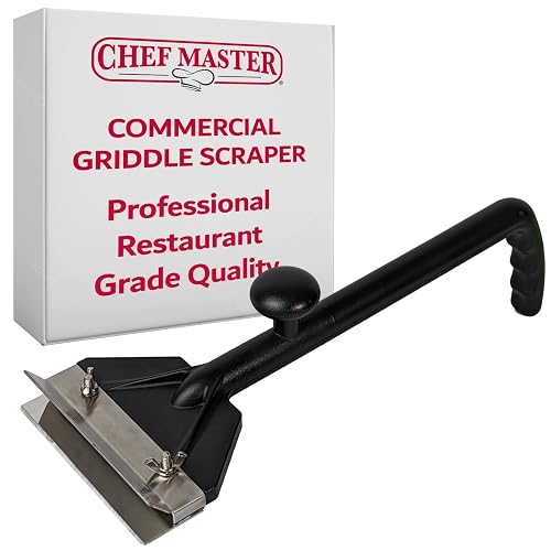 Chef Master Griddle & Flat Iron Grill Scraper, Commercial Blackstone ...
