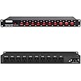Amazon.com: UltraPoE 10-Outlet 1U Horizontal PDU Rack Mount Power Strip - Surge Protector,100 ...