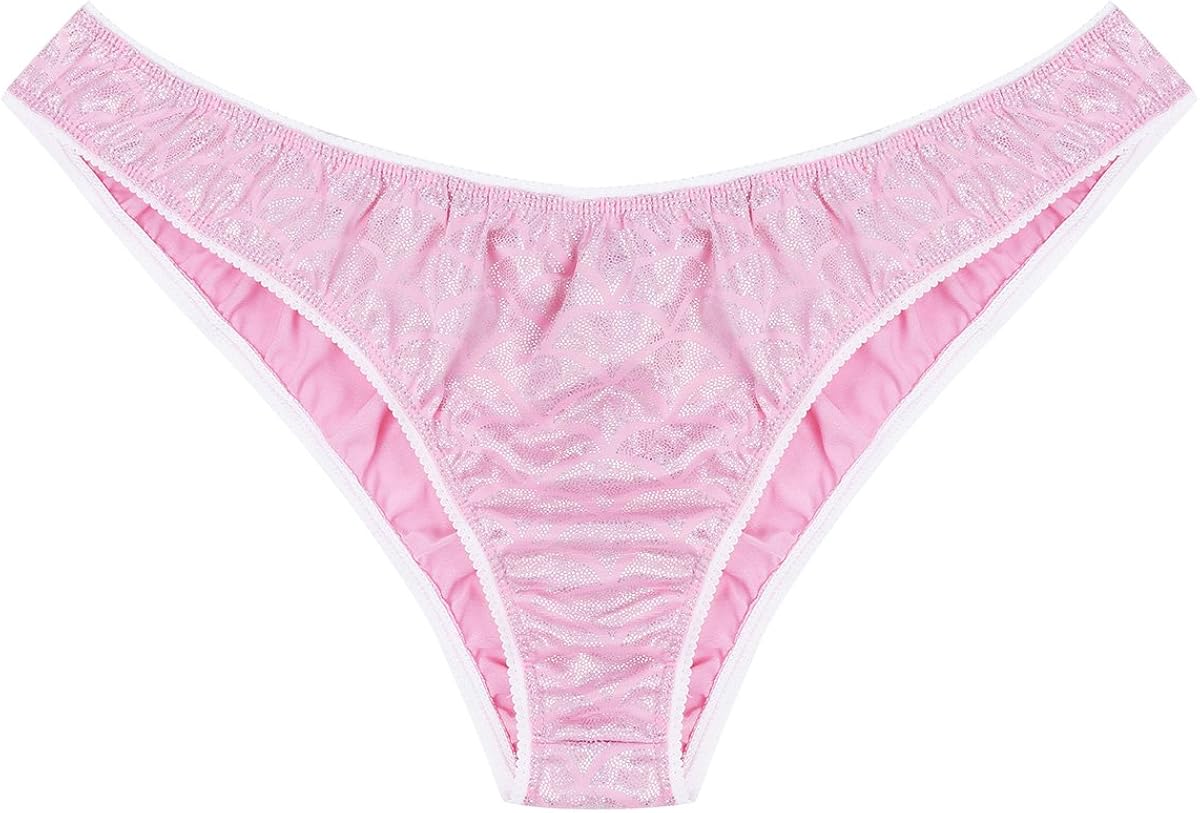 ACSUSS Men's Sissy Polka Dots Panties Crossdress Lingerie Ruched Back ...