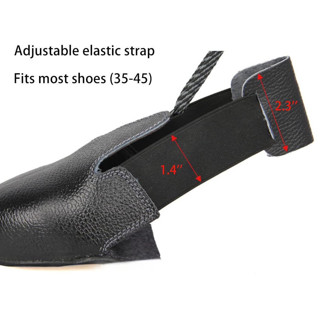 Steel Toe Cap Safety Shoe Covers, Universal Steel Toe Leather Overshoes ...