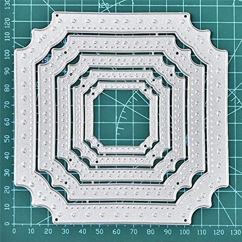 Amazon.com: Nested Frame Dies Stitched Hexagon Metal Cutting Dies New ...
