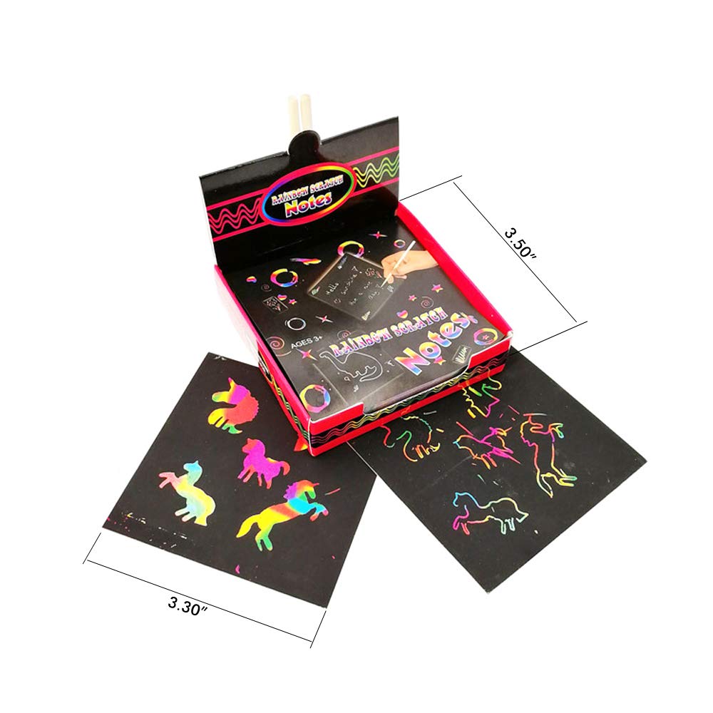 Mua BESTING Rainbow Scratch Mini Art Notes 300 Sheets Scratch Off Paper ...
