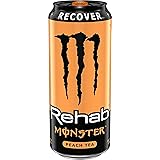 Amazon.com : 16 Pack - Monster Rehab - Tea + Lemonade + Energy - 15.5oz ...