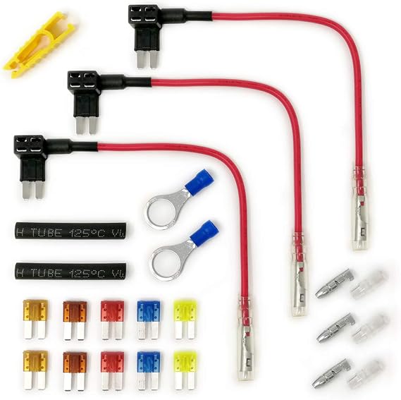Micro 2 Add-a-Circuit Fuse Tap in Piggy Back Fuse Holder 12/24V (3x ...