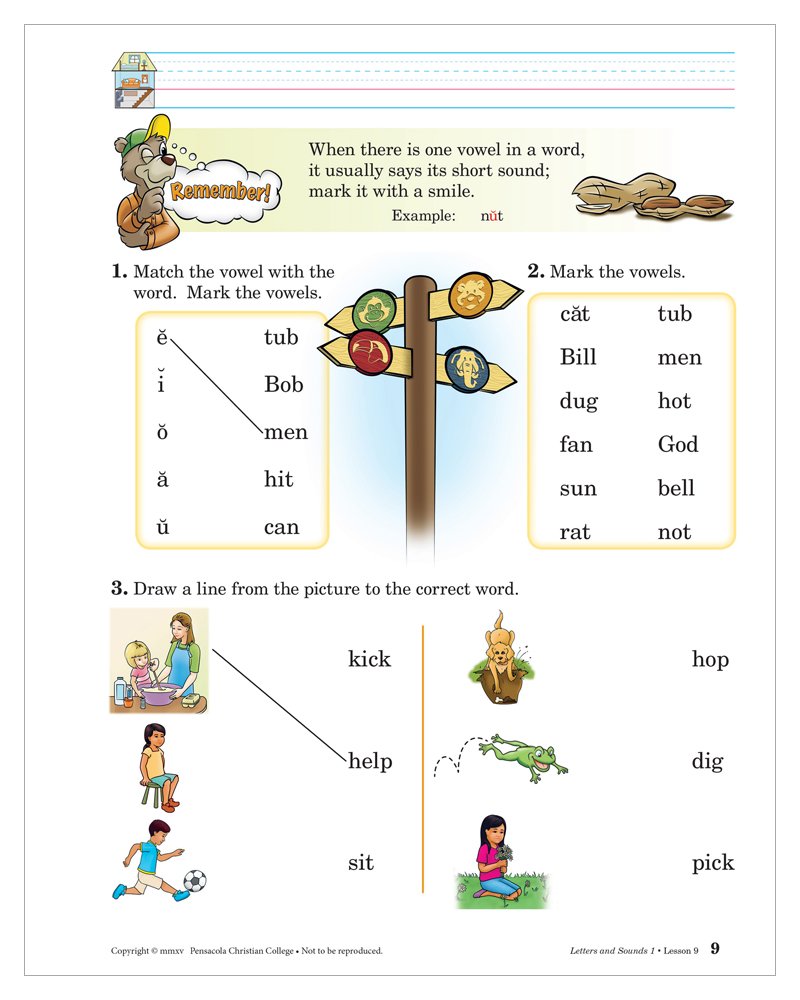 Mua Letters and Sounds 1 - Abeka 1st Grade 1 Phonics and Reading ...