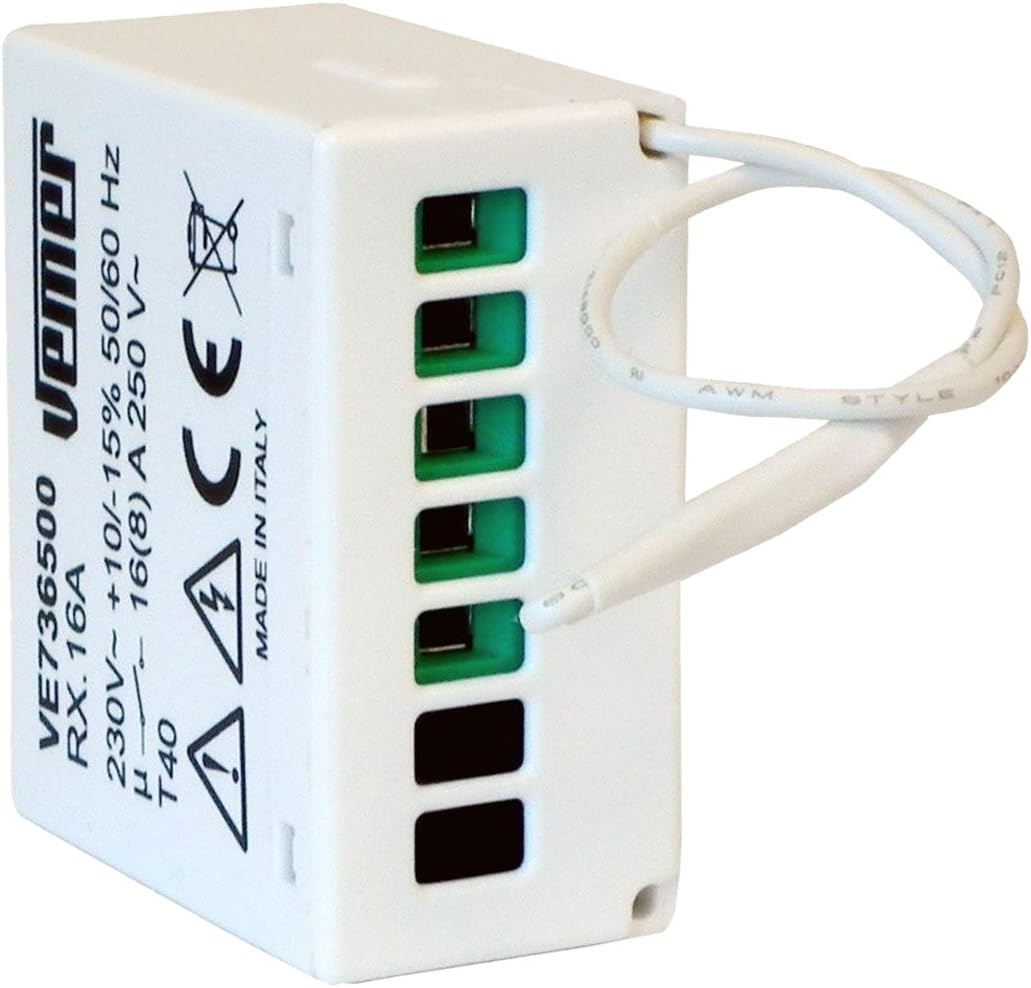 VEMER VE736500 model RX.16A Radiofrequency remote actuator with an ...