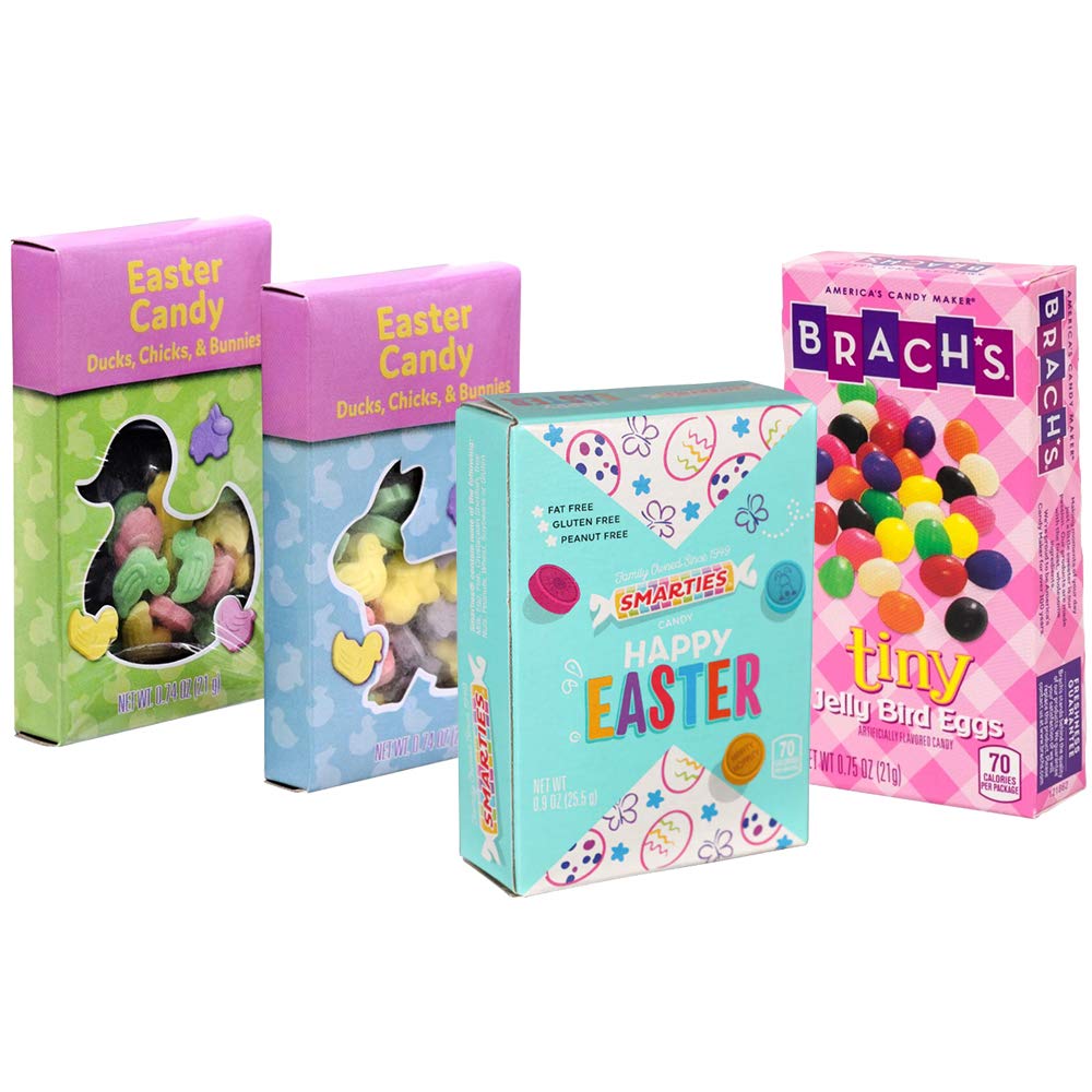 Amazon.com : Easter Conversation Candy Boxes | Brachs Tiny Jelly Bird ...