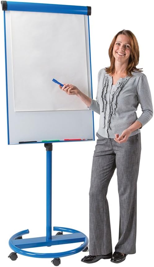 METROPLAN A1 Ultimate Mobile Flipchart Easel – Blue – BigaMart