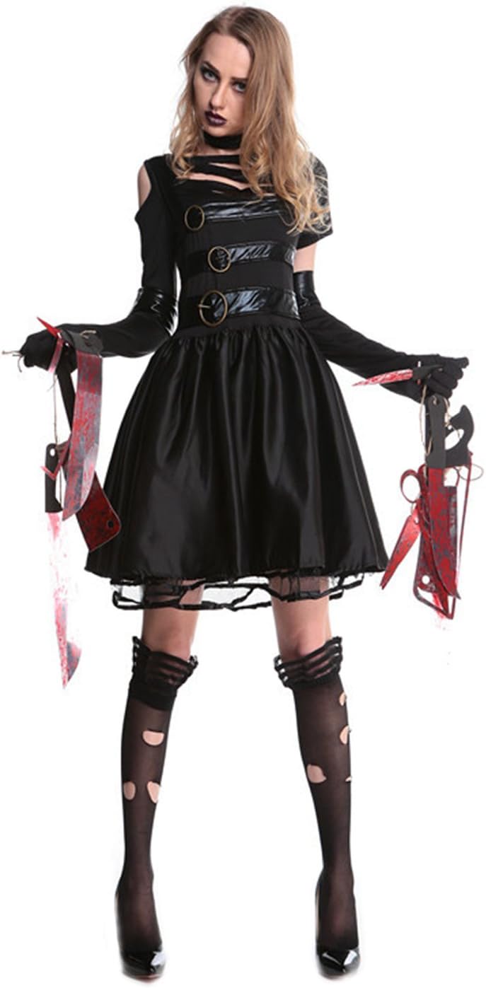 Adult Halloween Edward Scissorhands Costume Sexy Miss Scissorhands ...