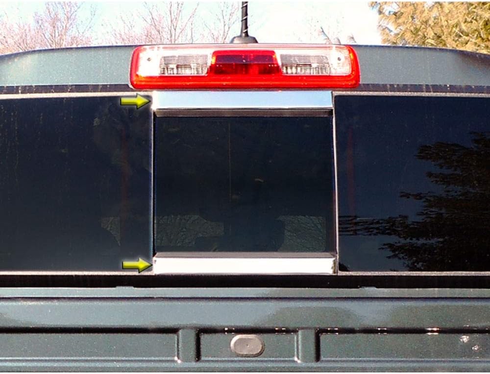 Amazon.com: Elite Auto Chrome 2-Piece Sliding Rear Window Trim fits 15 ...