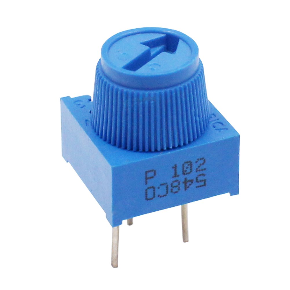 HELLOYEE 1K Ohm Breadboard Trim Potentiometer With Knob For Arduino ...