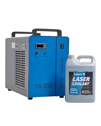 OMTech 6L Industrial Water Chiller & CO2 Laser Coolant, CW5200 Water ...
