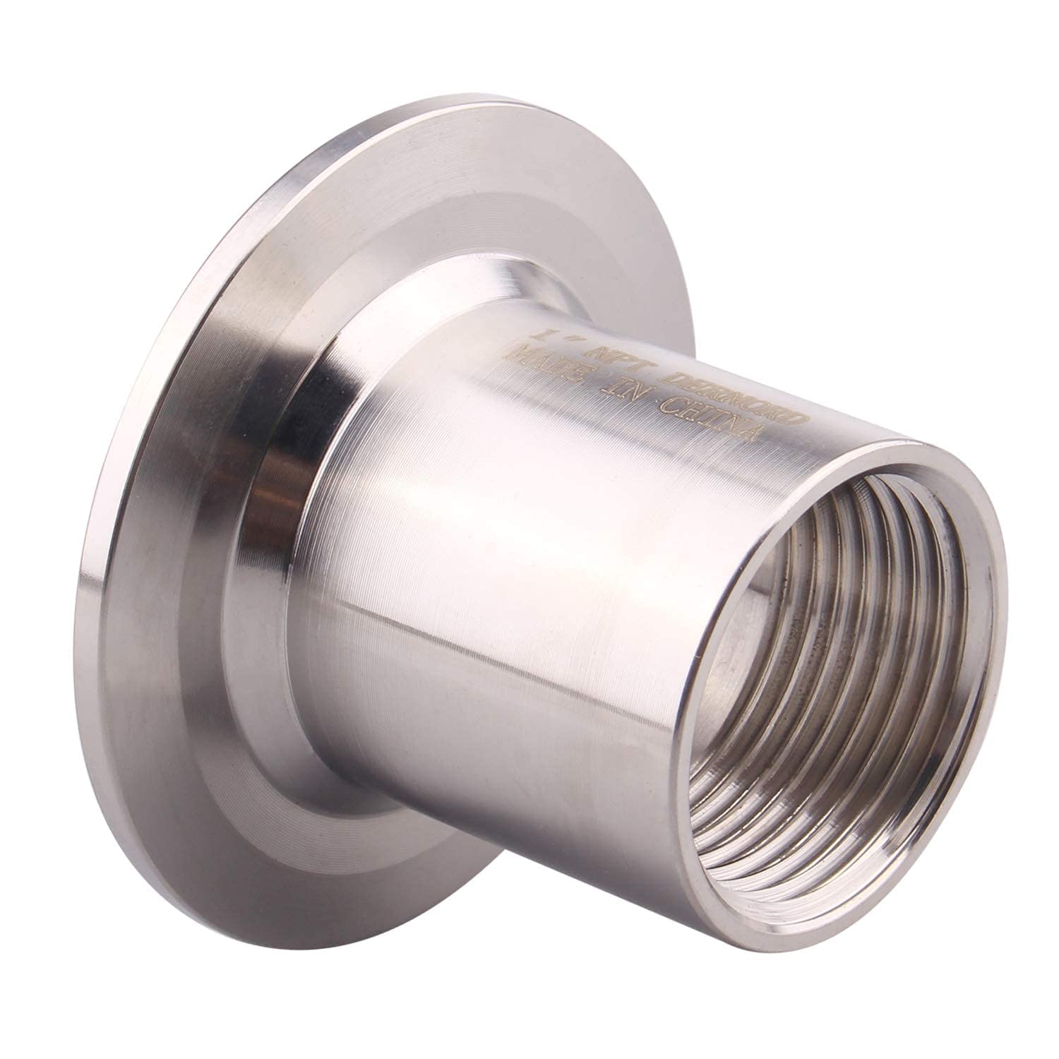 DERNORD Sanitary Female Threaded Pipe Fitting To 2 Inch TRI CLAMP OD ...