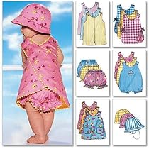 Baby Girl Patterns Butterick B5624 Sewing Pattern - Baby Dress/Jumper ...