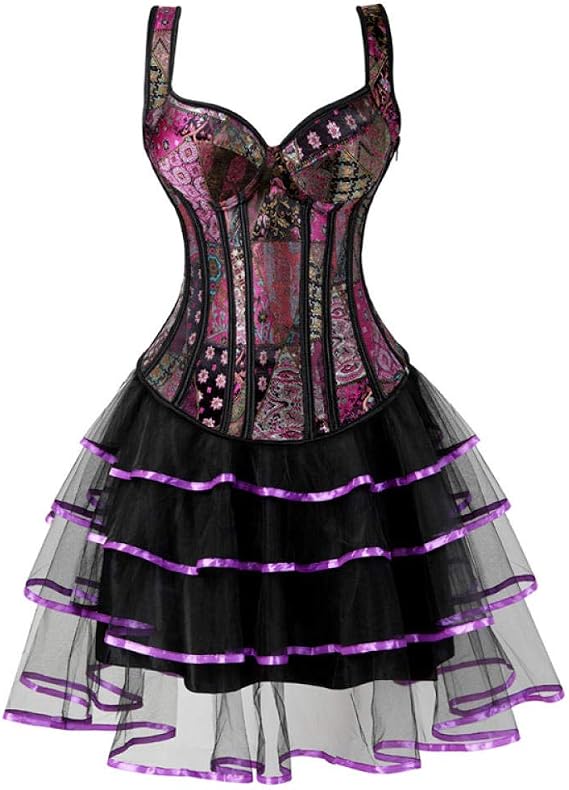Erotic underwear-ZY Corsé Corset Corset Corset Mujeres Vestidos Tutú ...