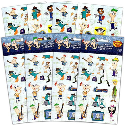 Phineas and Ferb Stickers Party Favors Pack Kids -- Over 100 Phineas ...