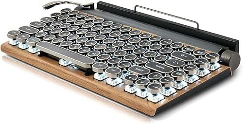 Retro Typewriter Keyboard, Electric Typewriter Vintage with Upgraded ...