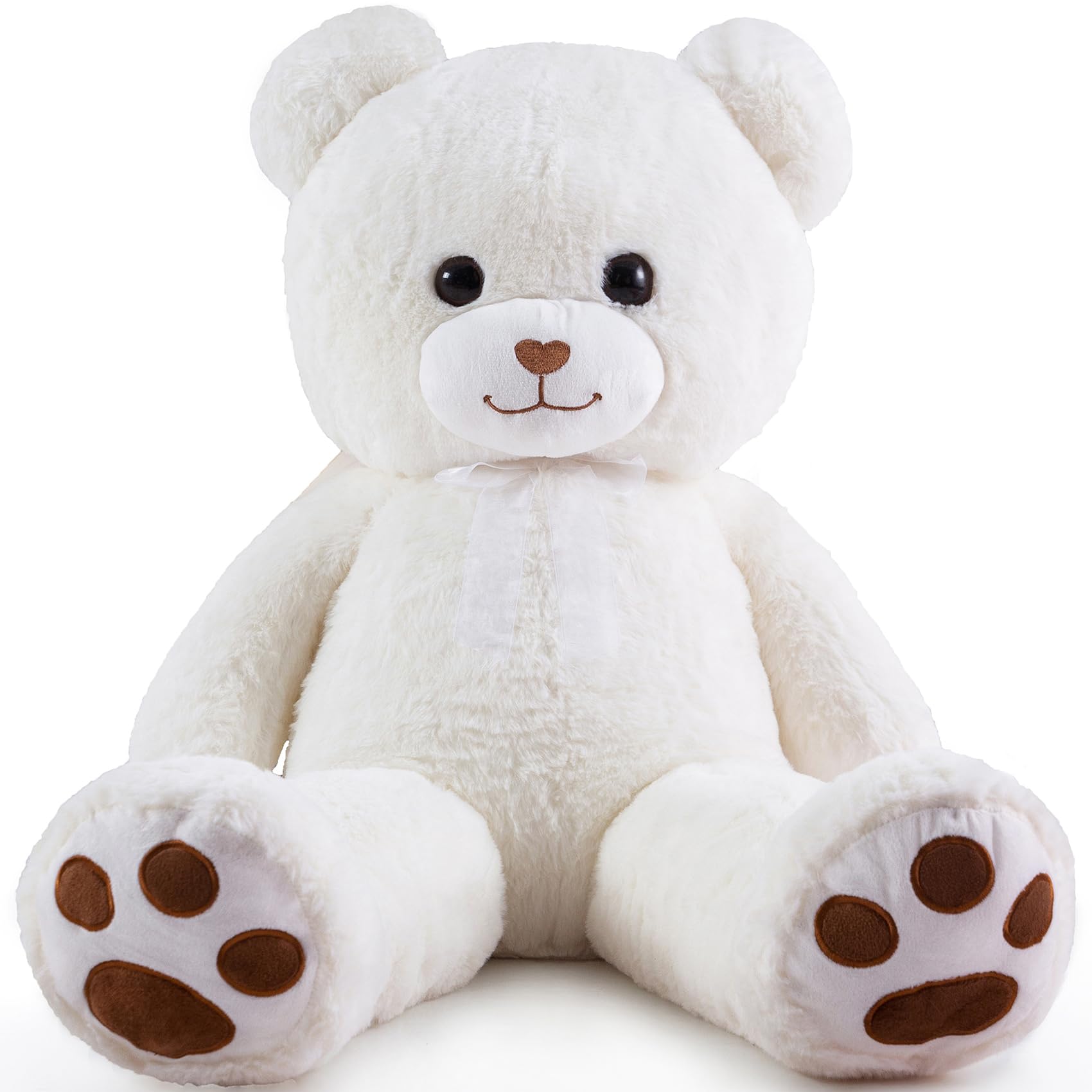 ZGXIONG Big Teddy Bear 3 Feet Giant Stuffed Animal White Large Teddy ...