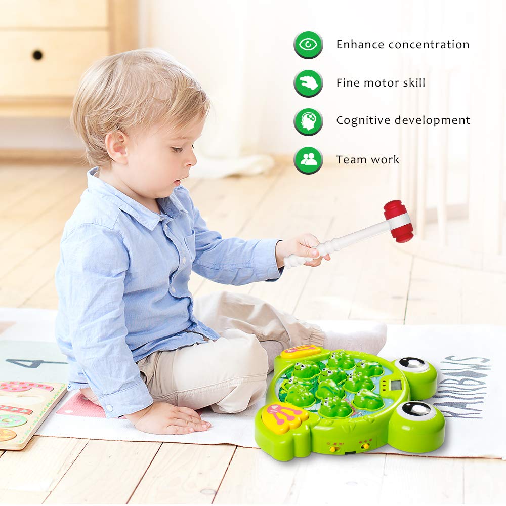 YEEBAY Interactive Whack A Frog Game, Learning, Active, Early ...