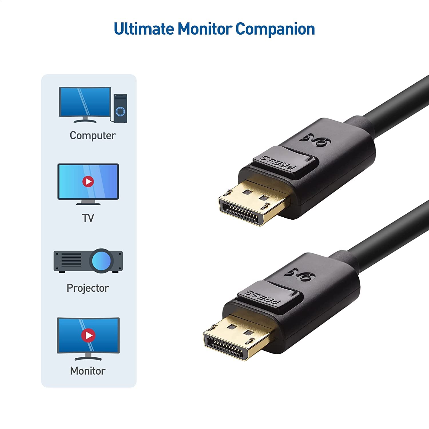 Mua Cable Matters [VESA Certified] 2-Pack 32.4Gbps DisplayPort 1.4 ...
