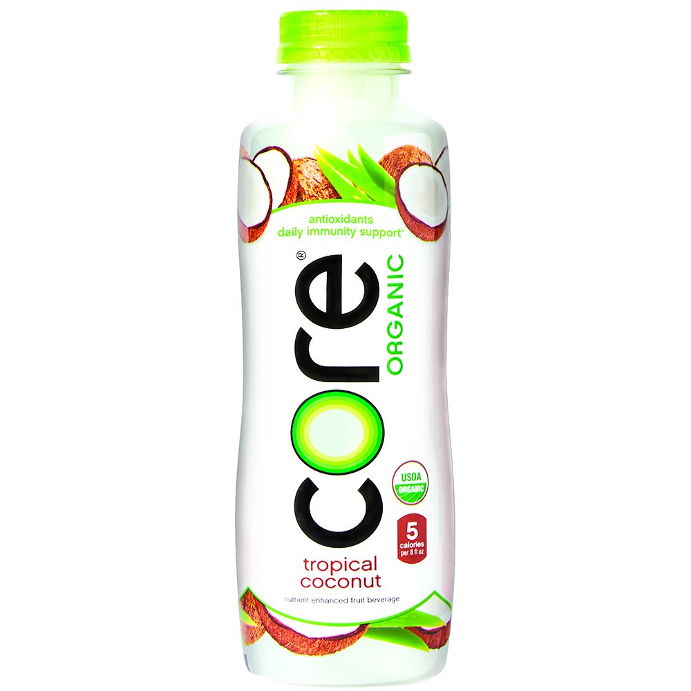 Amazon.com : Core Organic Fruit Infused Beverage, Coconut, 18 Ounce ...