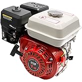 Amazon.com : 7.5 Hp Go Kart Engine 212cc 4 Stroke Gas Powered Engine, Horizontal Shaft Engine ...