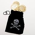 Amazon.com: Fun Express Pirate Drawstring Bags with Gold Coins - 12 ...
