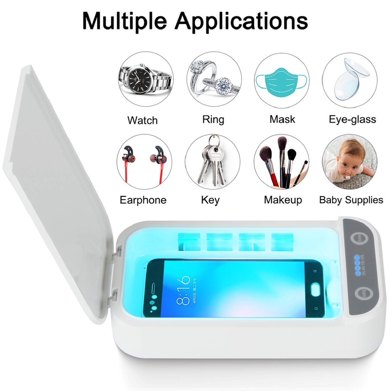 Mua Cell Phone UV Sanitizer, Portable UV Light Cell Phone Soap ...