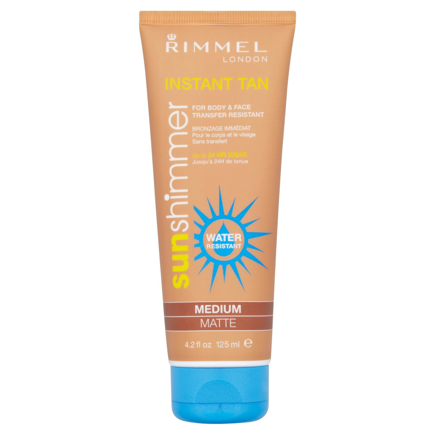 Amazon.com: Rimmel Sun Shimmer Instant Tan Medium Matte (125ml): Beauty