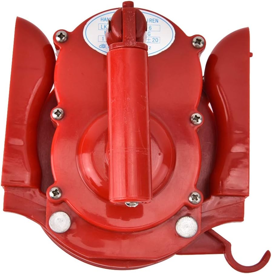Hand Operated Crank Air Raid Safety Siren Fire Emergency Alarm ...
