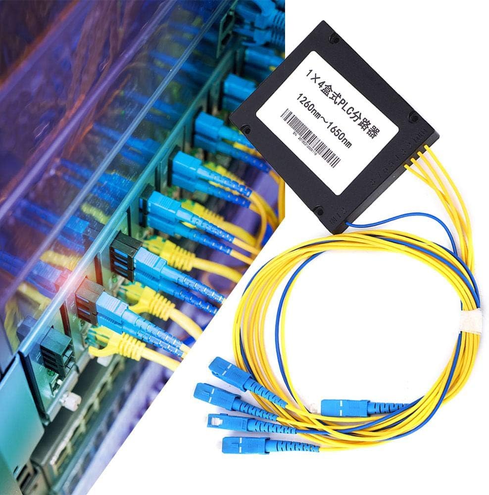 PLC Fiber Optic Splitter for Home Wiring Single Mode Low Insertion Loss ...