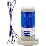 Baomain Alarm Warning Light 110V AC Industrial Buzzer Continuous Blue ...