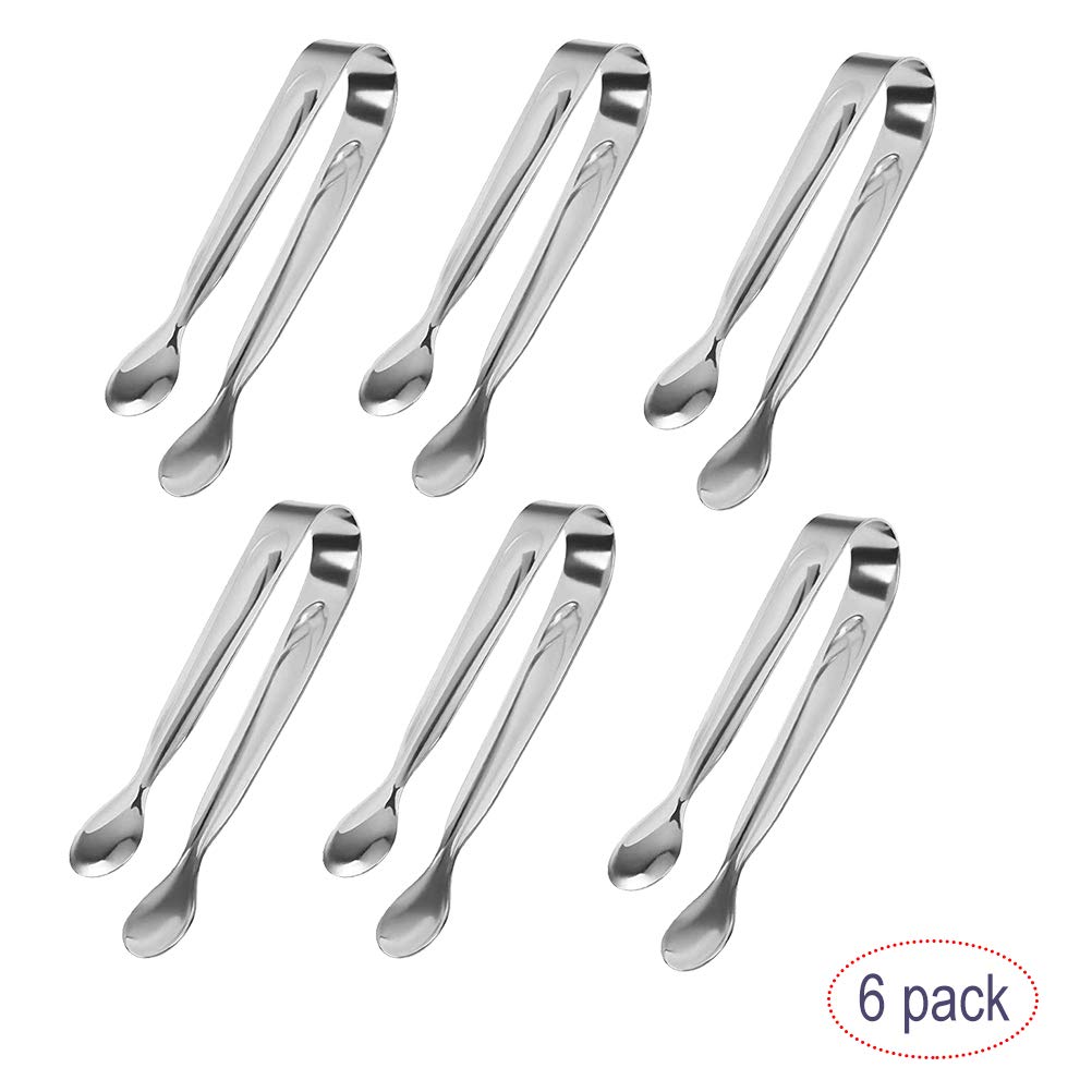 Pinze e cucchiai per servire Pinza Alimentari,6 pack Acciaio ...