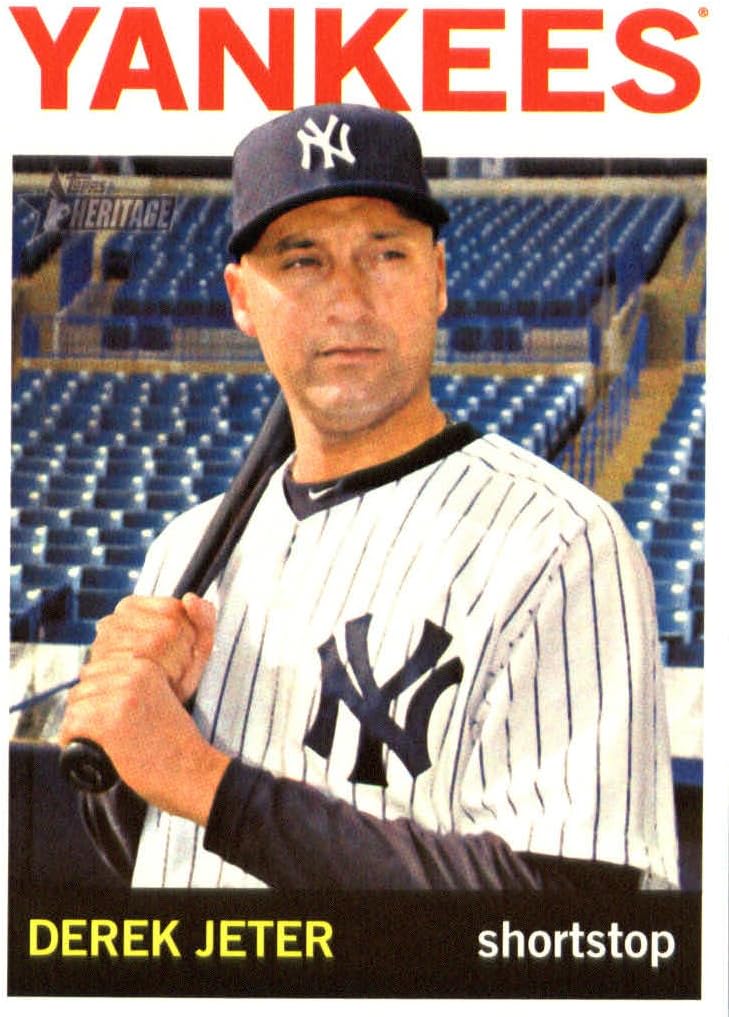Amazon.com: 2013 Topps Heritage Baseball Card #190 Derek Jeter ...