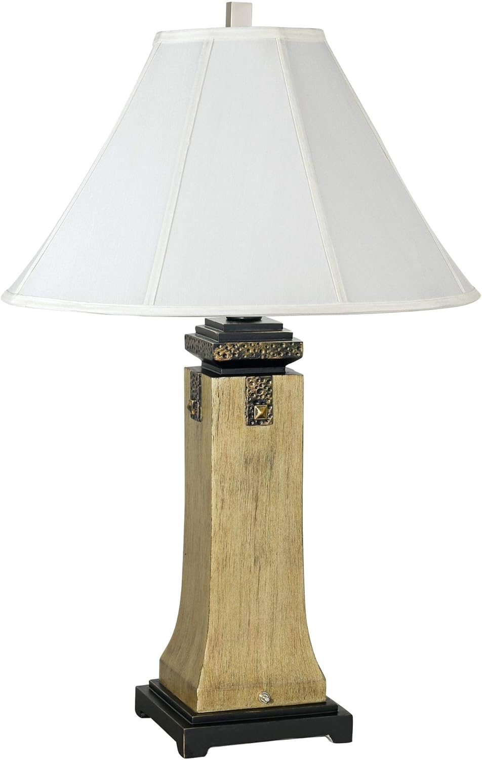 Tarnished Silver Western Rustic Table Lamp - - Amazon.com