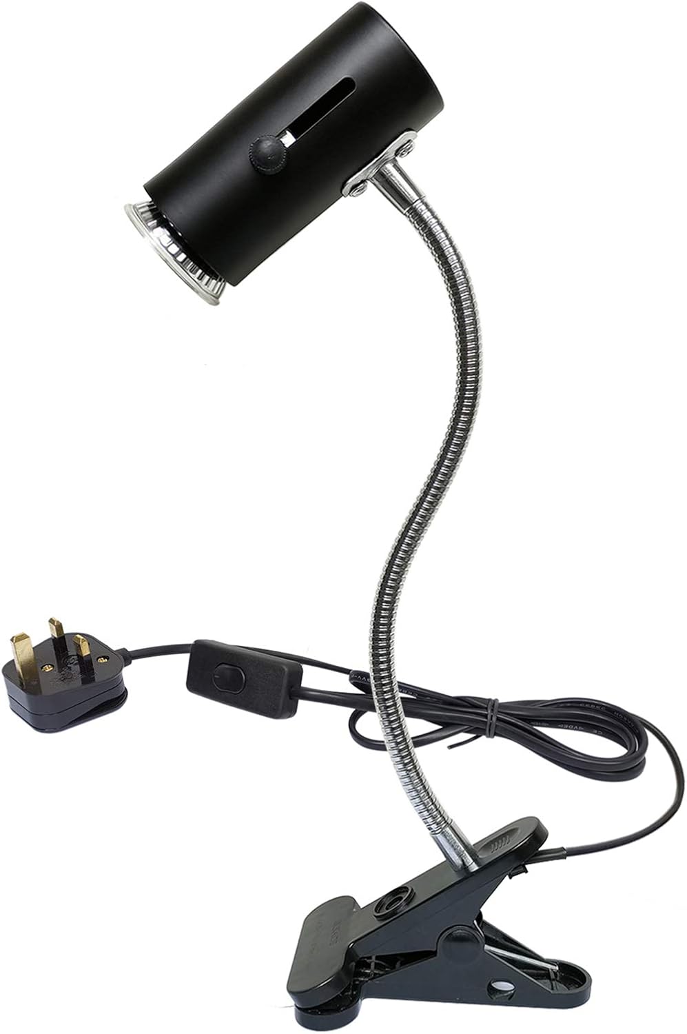 IKSACE Reptiles Heat Lamp Tortoise Basking Lamp 50w uva+uvb Bulb Clamp ...