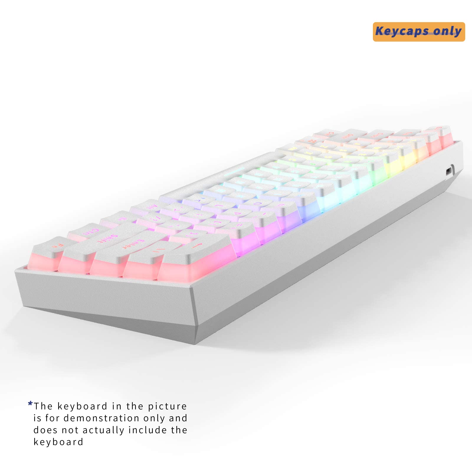 Mua DIERYA Black PBT Double Shot Pudding Keycaps, 108 Keys Mechanical ...