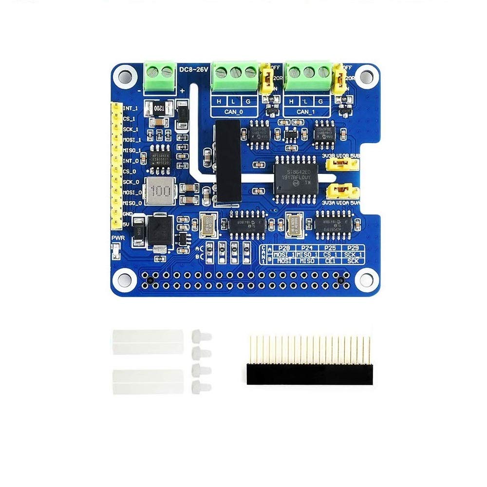 Mua 2-Channel CAN Bus HAT Isolated CAN FD Expansion HAT for Raspberry Pi ETH-USB-HUB-BOX with ...