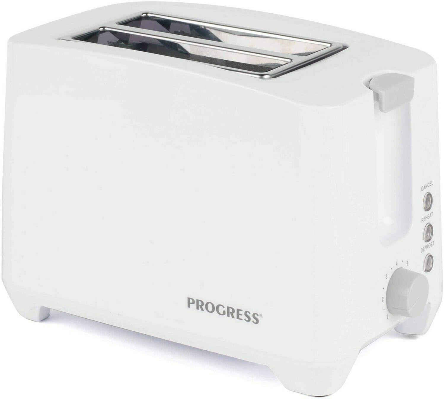 Progress EK3393P Two Slice Toaster with Slide-Out Crumb Tray, 750 W ...