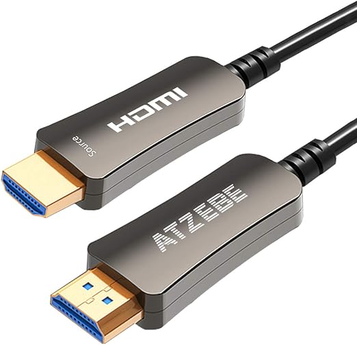 Amazon | ATZEBE 光ファイバーHDMI ケーブル 50m 4K 60Hz対応 8gbps超高速伝送 4K HDR Ultra HD YUV4:4:4 HDCP 2.2 ARC ク ...