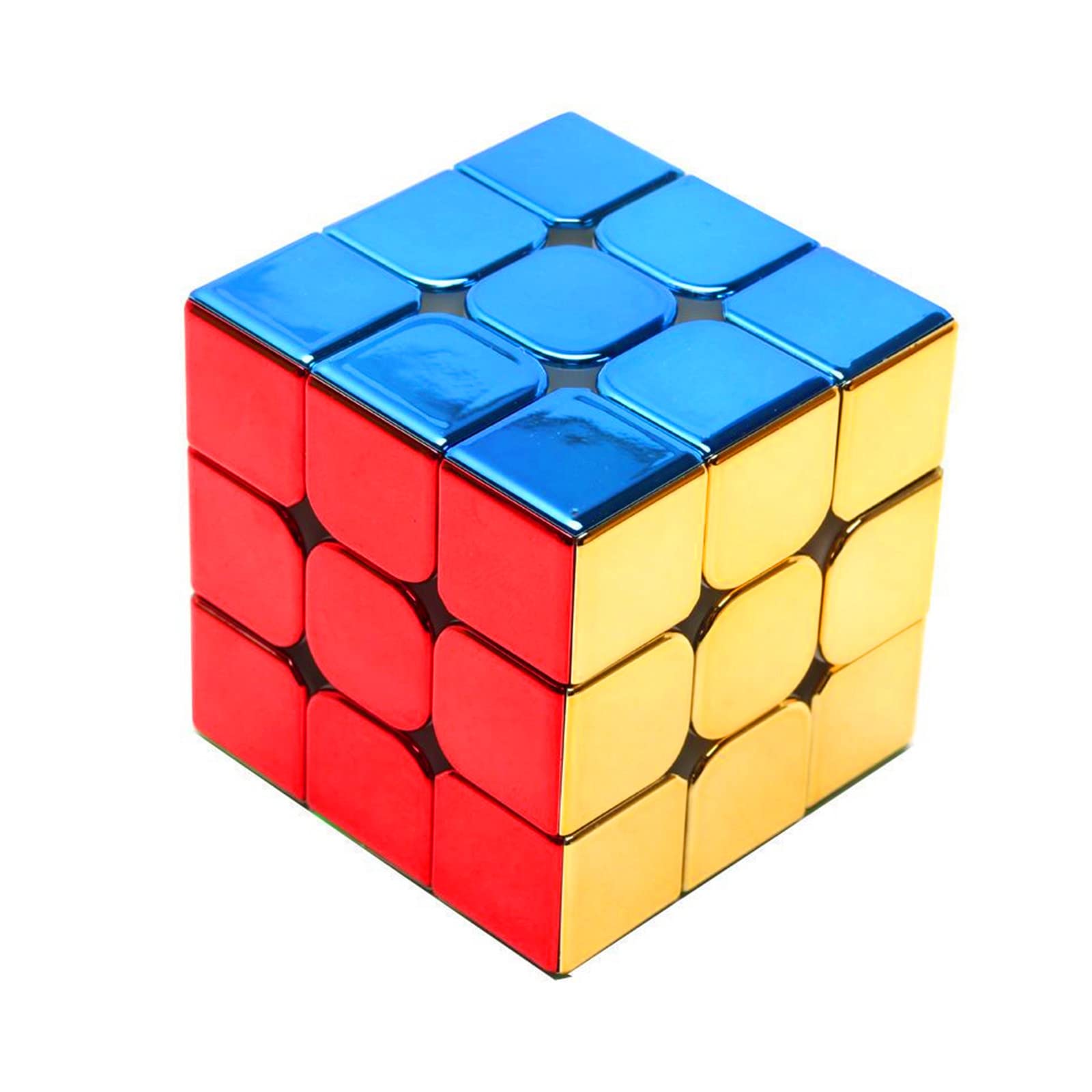 Cuberspeed Cyclone Boys Metallic 3x3 Magnetic Stickerless Magic Cube ...